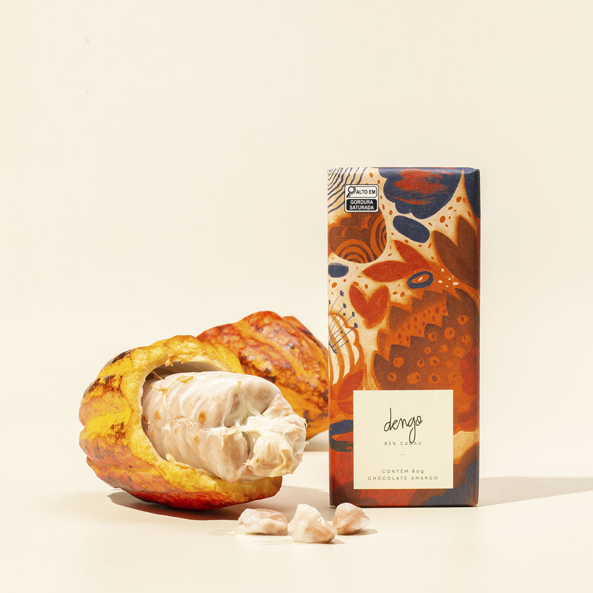 Barra de Chocolate ao Leite 38% Cacau | 80g | FastStore PDP